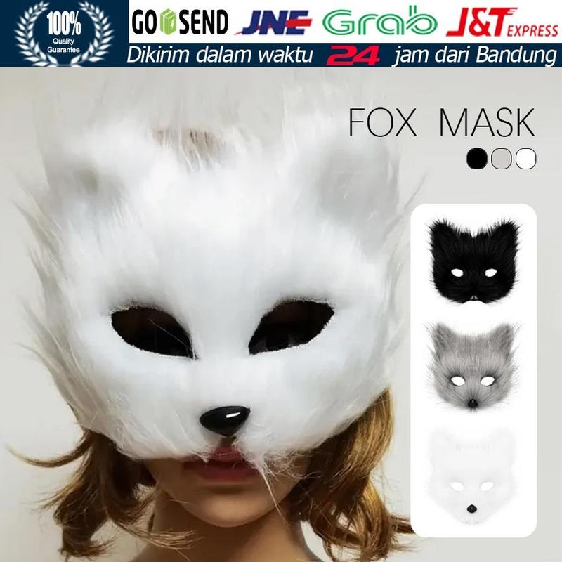 Topeng Kitsune Jepang Kitsune Mask Topeng Cosplay Festival Mask ...
