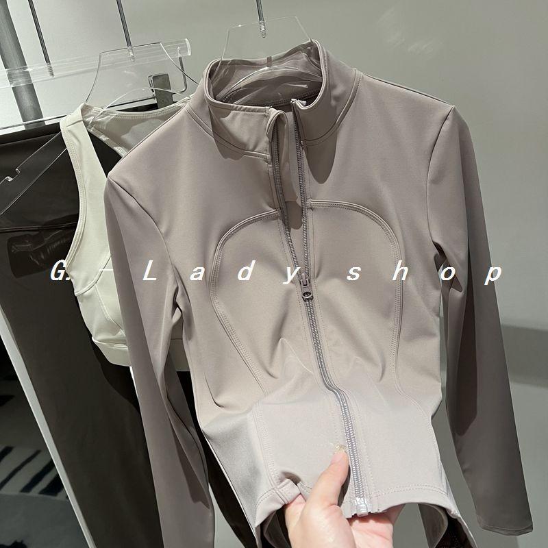 Yoga Clothes Running Training Coat Skinny Exercise Top Workout - TikTok Shop Philippines