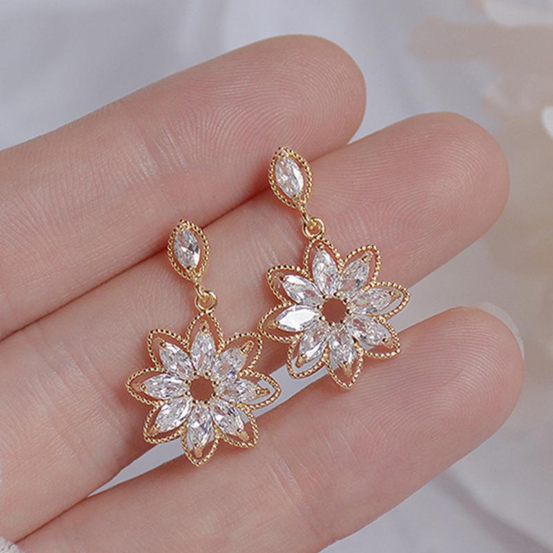 Anting-anting Bunga Matahari Daisy, Fesyen Elegan, Untuk Wanita ...