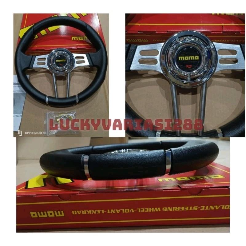 STEER STIR RACING MOMO IMPORT 14 INCH PREMIUM Baut Car - Shop | Tokopedia