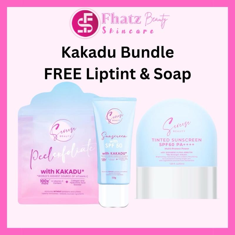 Sereese Beauty Kakadu Bundle ( Peel Exfoliate Set & Big Sunscreen ...
