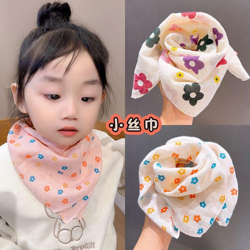 Autumn and winter thin baby scarves, girls' spring and autum - TikTok ...