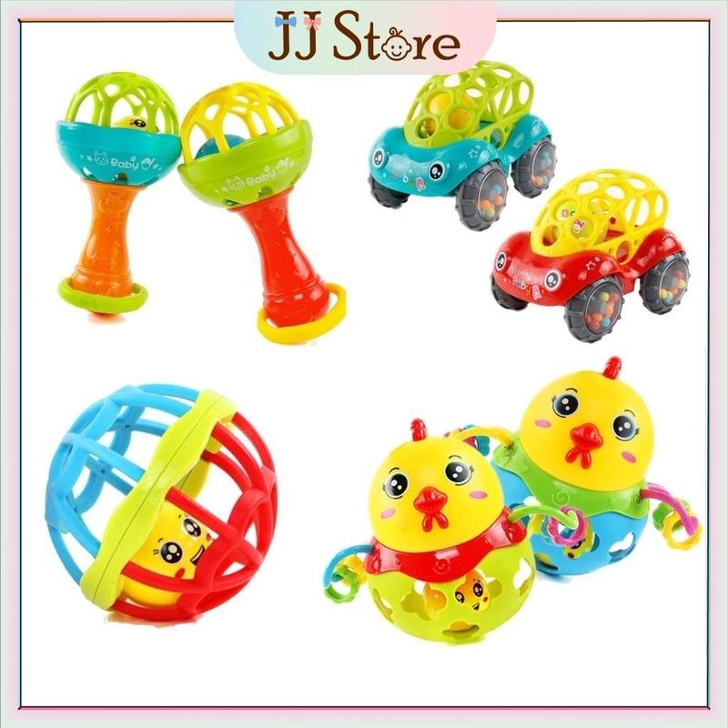 M'sia🌟Baby Soft Rattle Toys Newborn Soft Handbell Kids Infant ...