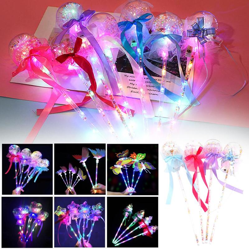 1 PCs Plastic Illuminated Magic Wand Children's Toy LED Wand - TikTok ...