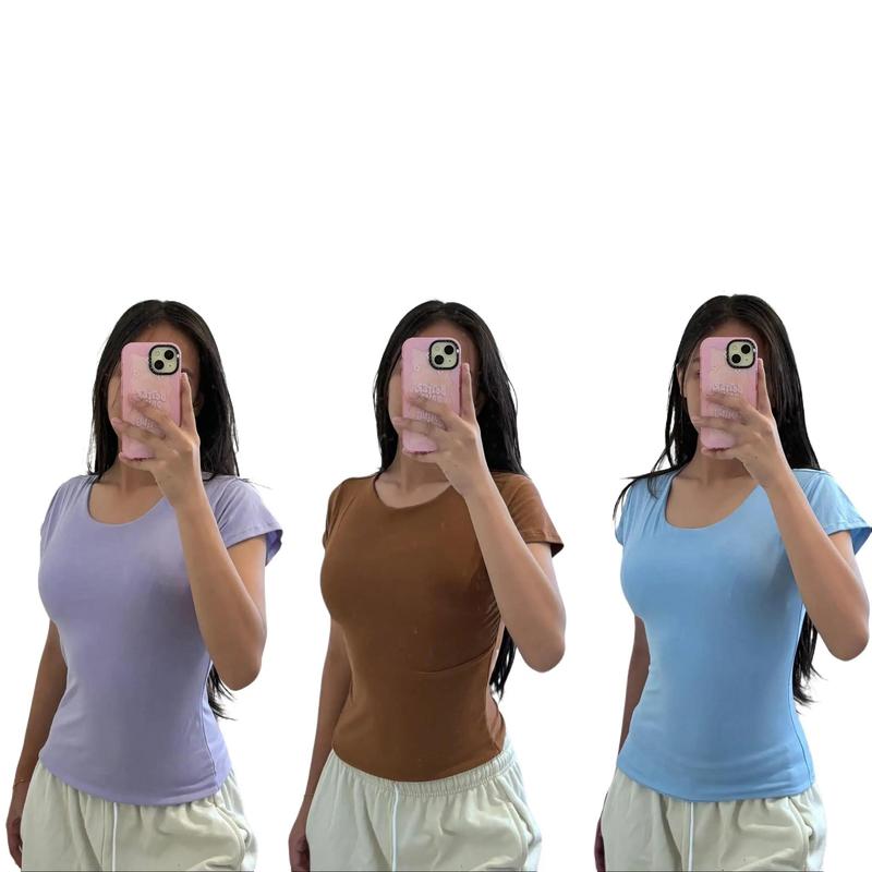 Plain Body Hugging Tops | Double lining Tops | Plain Body Fi - TikTok ...