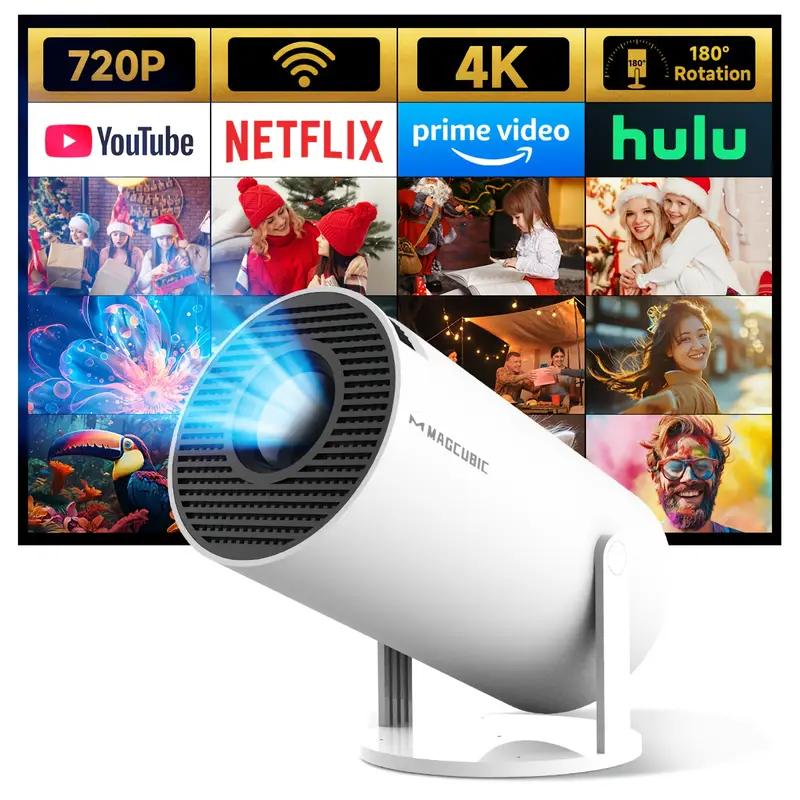 HY300 Pro Mini Portable Projector -4K Ultra HD and 1080P Ful - TikTok Shop