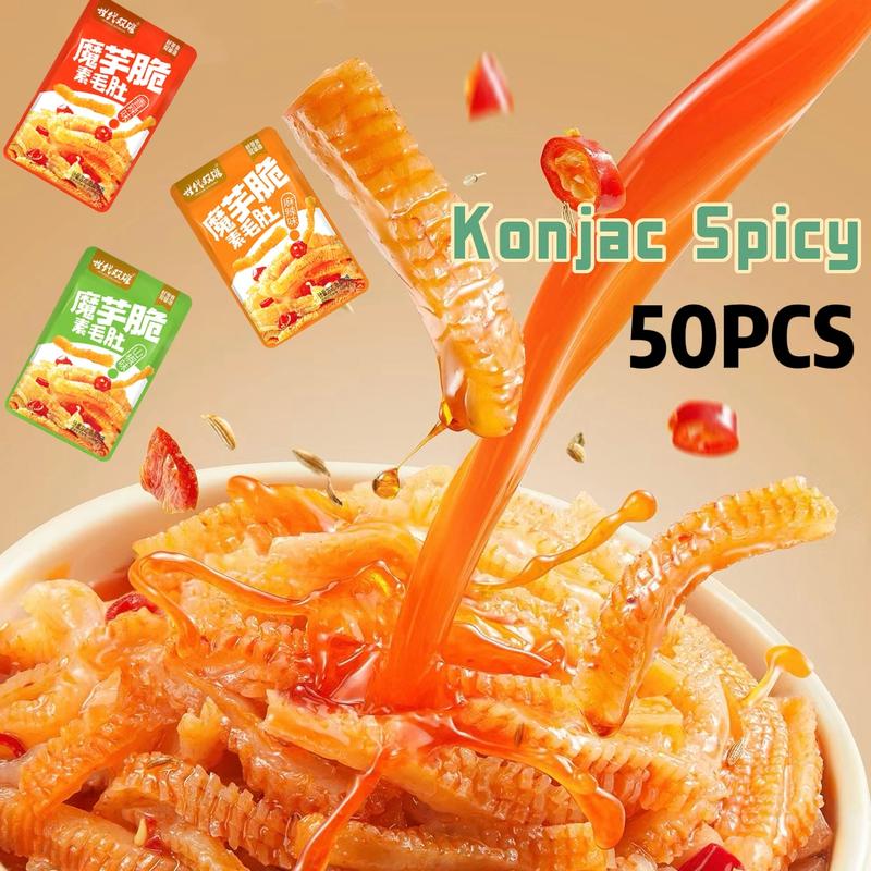 [50PCS] Konjac Snack Latiao Spicy Strips Snacks Spicy and Sour - TikTok ...