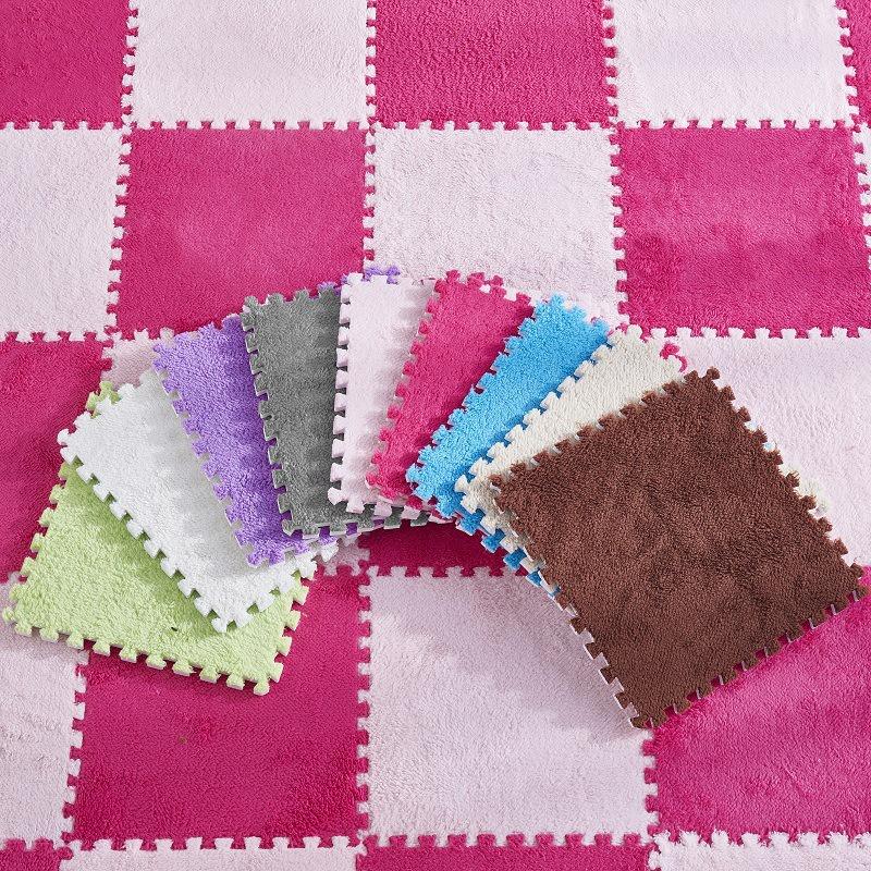 Stitching Floor Mats Carpet Puzzle EVA Bedroom Living Room Full ...