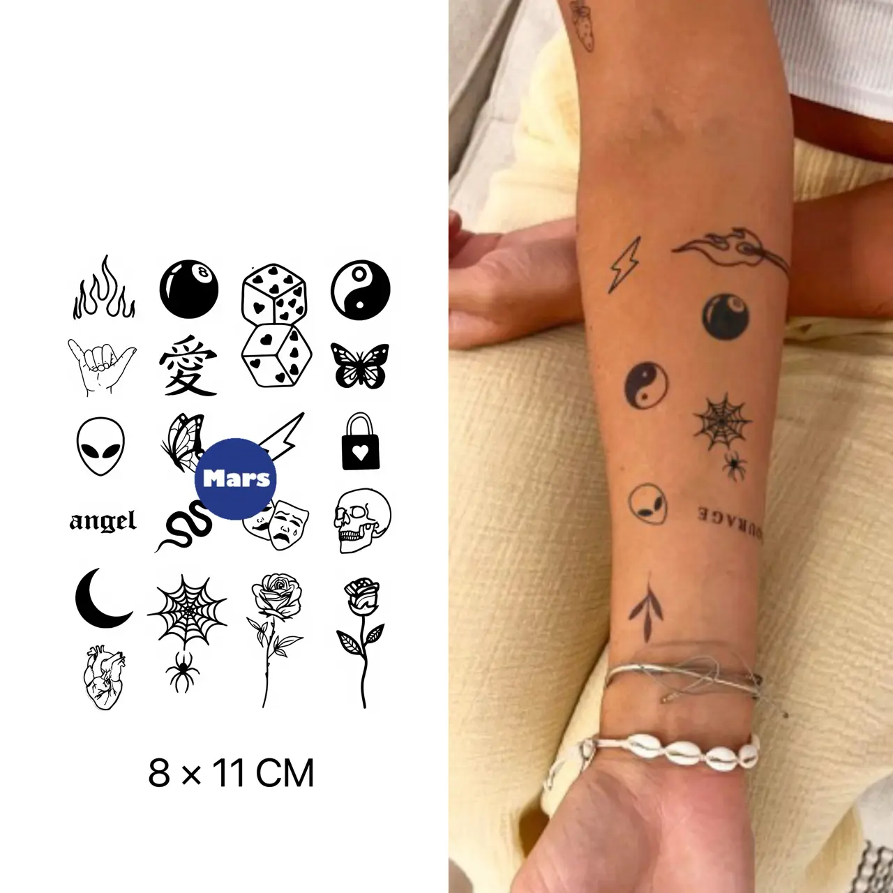 【Mars Tattoo】NEW Technology Magic, Long Lasting 2 Weeks, Semi-Permanent ...