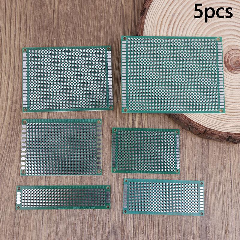 5pcs PCB Prototype Breadboard 2x8 3x7 4x6 5x7 6x8 7x9cm Double - TikTok ...