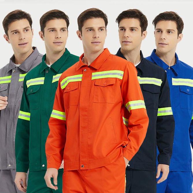 PPE Safety Jacket Reflective Workwear Safe Jacket Jaket Keselamatan ...
