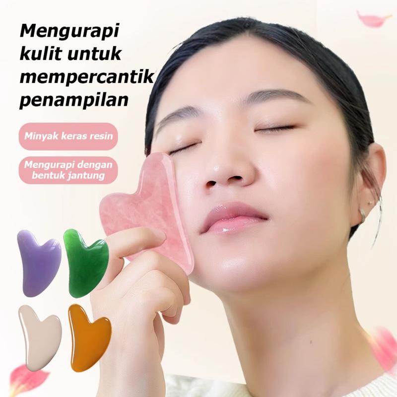 Papan kerokan wajah resin lilin lebah berbentuk hati, papan kerokan ...