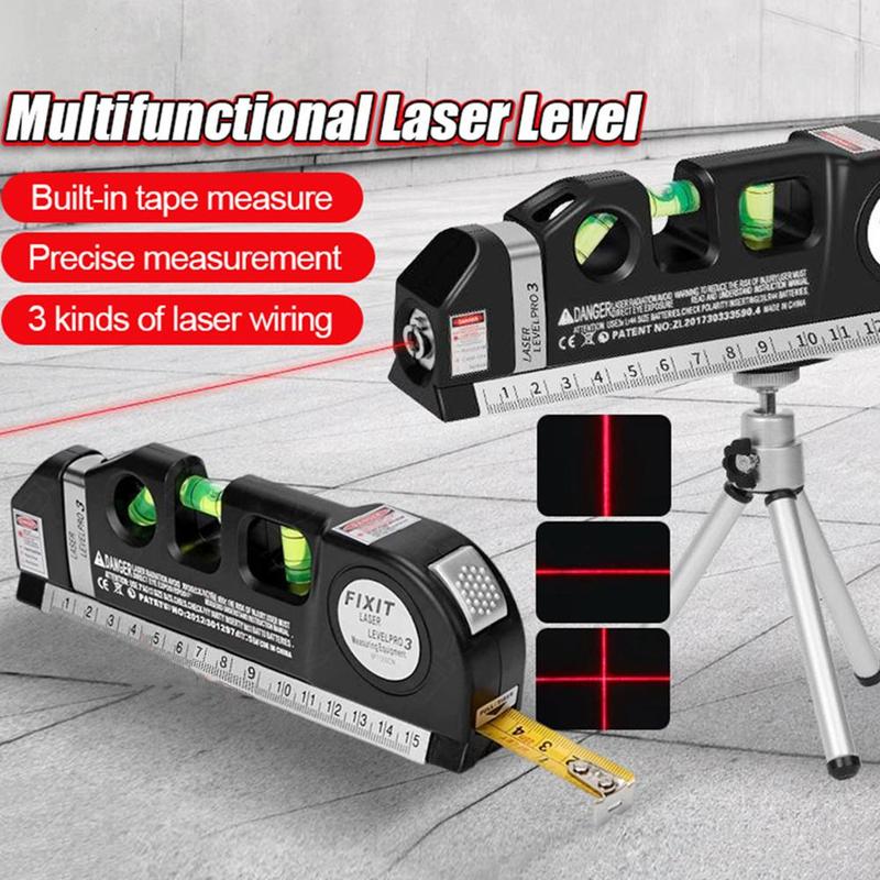 Multipurpose Laser Level laser measure Line 8ft+ Measurement - TikTok ...