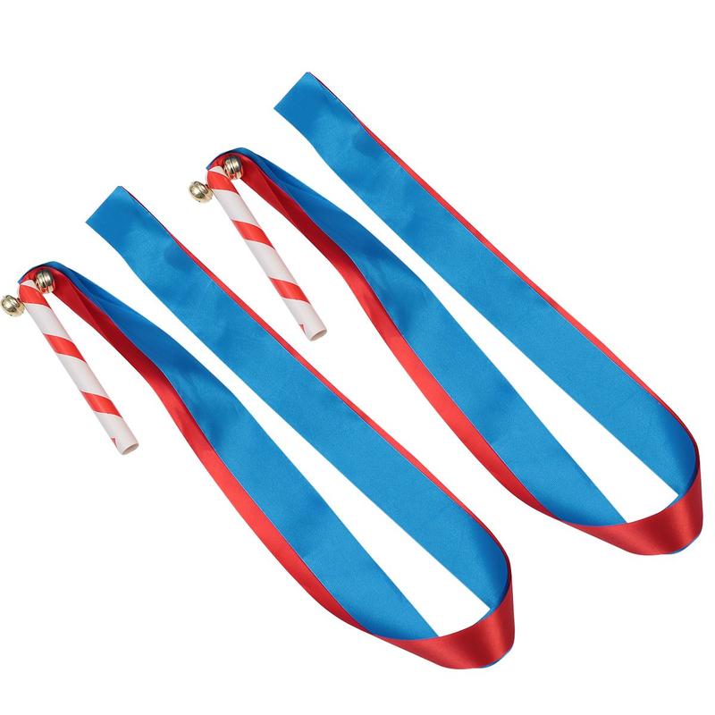 Dance Red Ribbon Sticks Dancing Silk Ribbons Child 139.2X2CM - TikTok ...