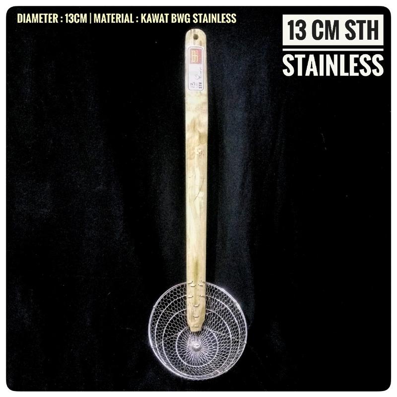 Serok Ukuran 13 cm STH STAINLESS..... serok mie, serok besar - Shop ...