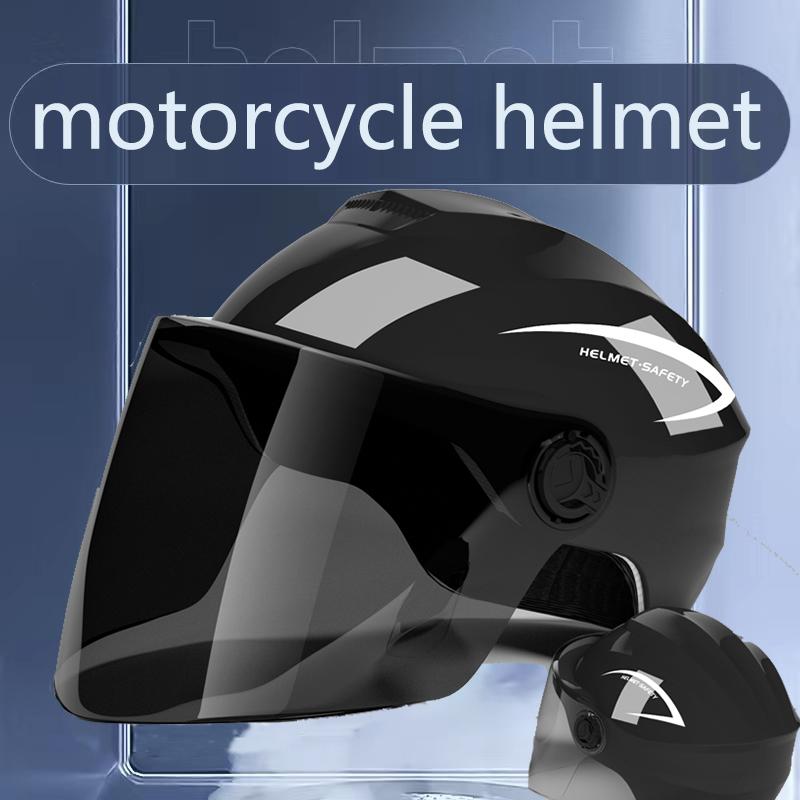 dream Motorcycle Riding Helmet half helmet face for men and women ...