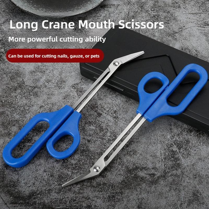 Large Stainless Steel Long-bladed Scissors With Curved Tips For ...