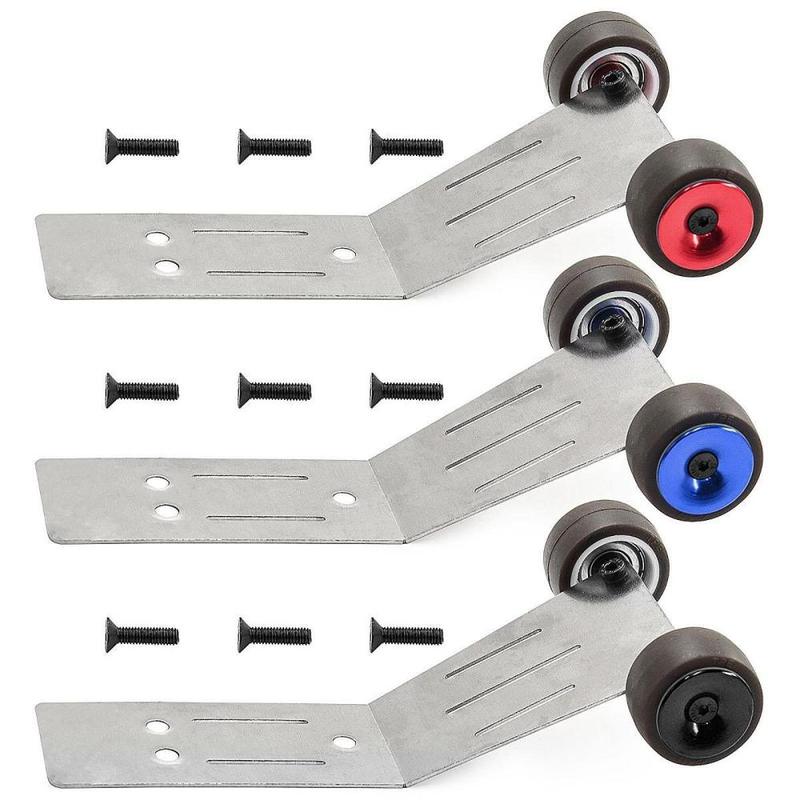RC Wheelie Bar Wheel Aluminum Alloy Upgrades Part for 1/10 Scale ...