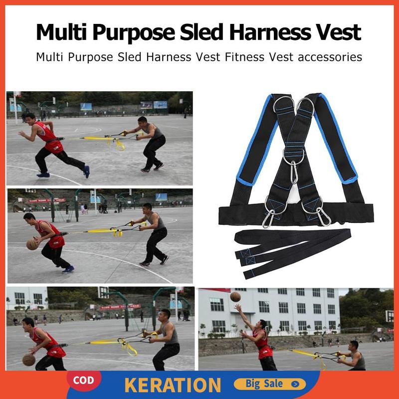 Shoulder Resistance Band Speed Running Training Straps Sled Power ...