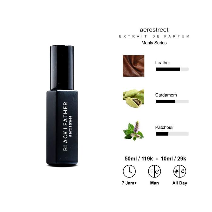 Promo Aerostreet Parfum Manly Black Leather Aroma Leather Cardamom ...