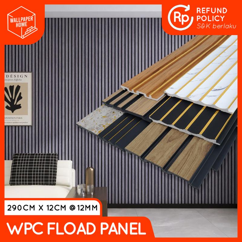 Wallpaper WPC Panel I Fload Vanel PVC Ukuran 290Cm X 12 Cm Dengan ...