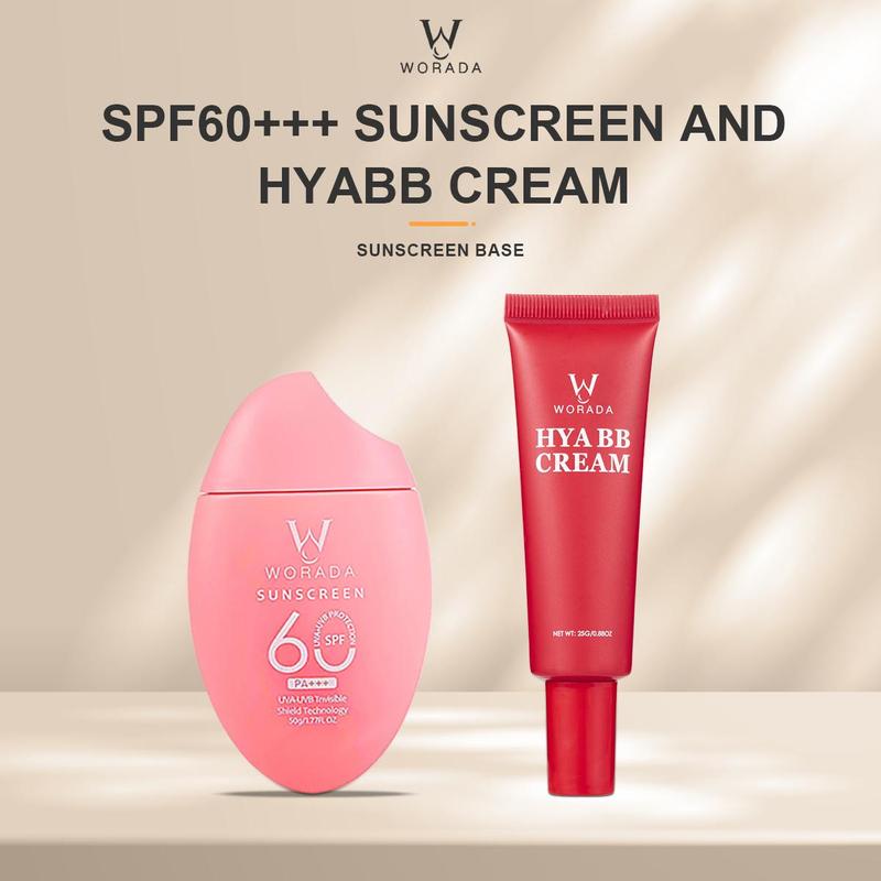 FDA Approved WORADA SPF60 Facial Whitening Sunscreen and waterproof ...