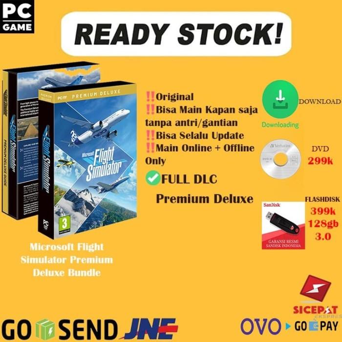 MICROSOFT Flight Simulator 2020 Premium Deluxe PC Original +BONUS - Shop | Tokopedia
