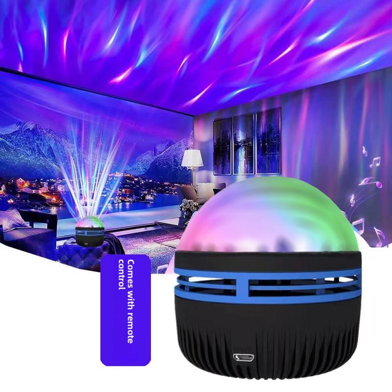 Aurora Borealis water ripple atmosphere light Starry projection ...