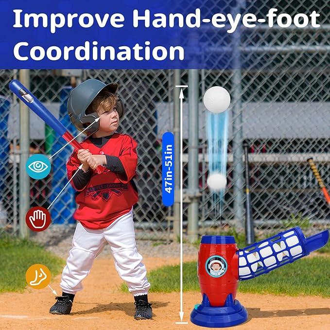 Automatic Baseball Pitching Machine - Electric Ball Launcher - TikTok Shop