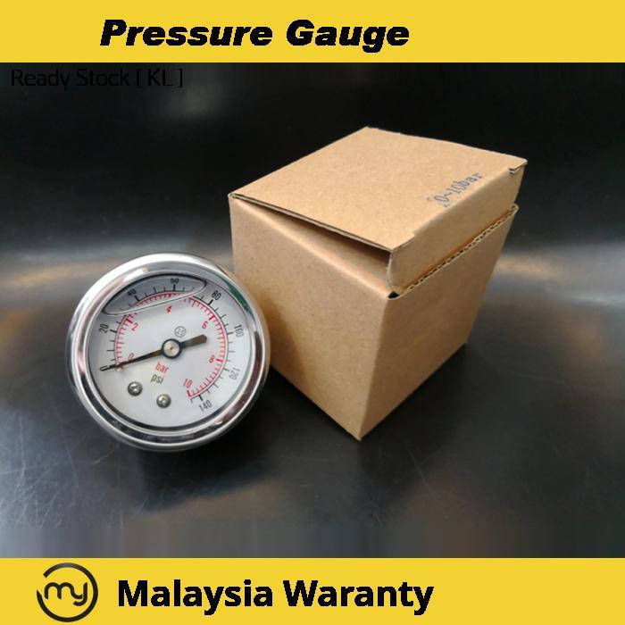 Water Filter Pressure Oil Meter Pressure Gauge 40mm 50mm SUS - TikTok ...