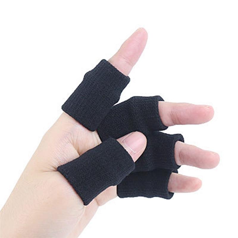 10Pcs/Set Elastic Sports Finger Sleeves Arthritis Support Finger ...