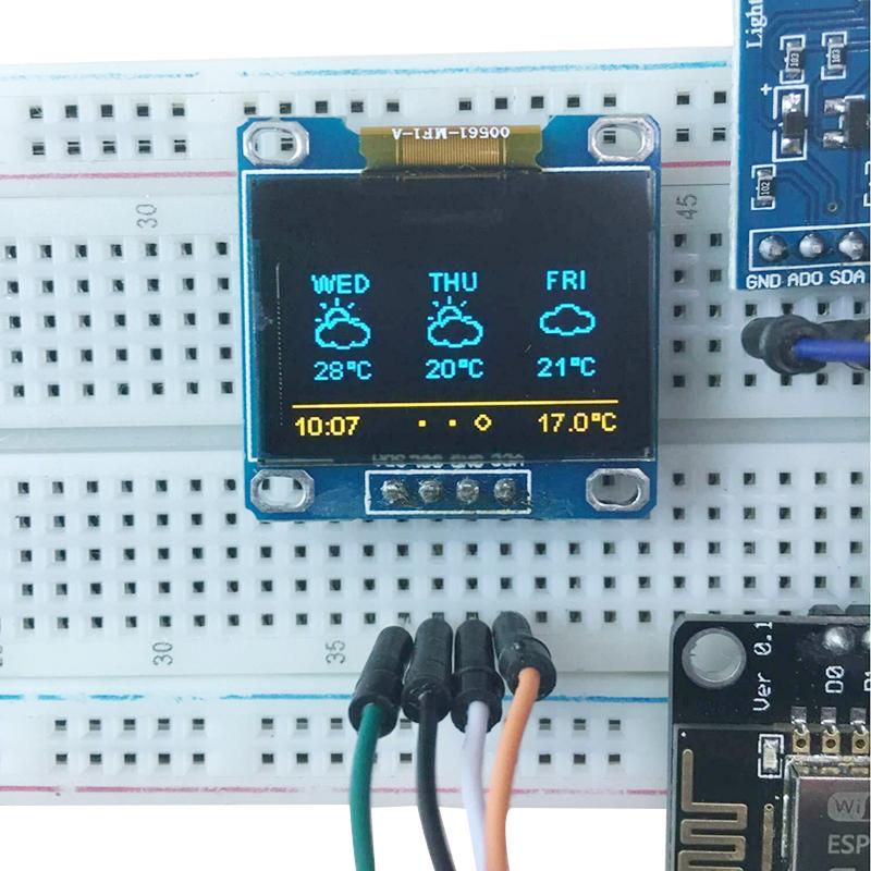 [ESP8266 Weather Station] ESP8266 1 Set Weather Data Device Set| OLED ...