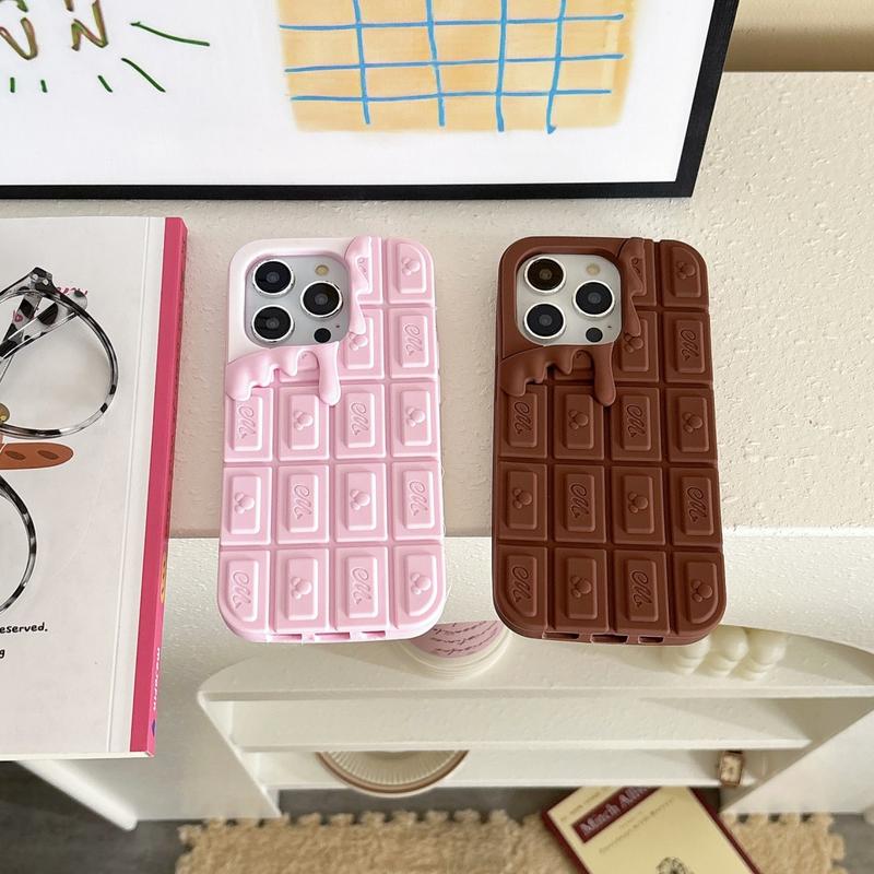 3D Cute Melting Chocolate Phone Case for IPhone 16 15 14 13 12 - TikTok ...