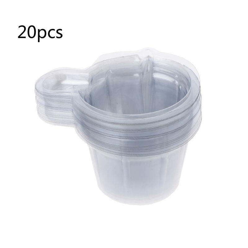 Heche 20/100 Pcs Hospital Plastic Urine Cups 40ML Sterilization ...