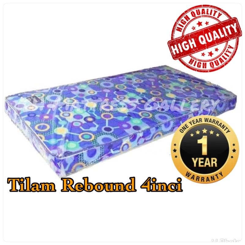 Tilam Single 4inch Rebound Mattress - TikTok Shop Malaysia