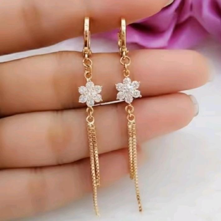 Anting jurai titanium wanita dewasa' motif bintang enam.anti - Shop ...