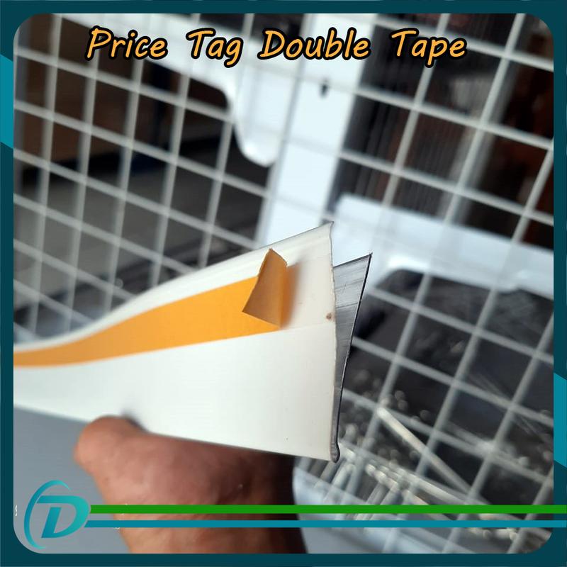 Label Harga Tipe Double Tape - Price Tag Tempel - Price Rail - Shop ...