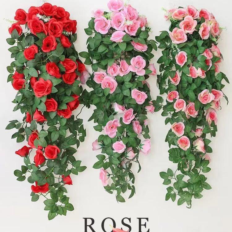 Bunga Palsu, Mawar Tiruan, Gantung Dinding, Sesuai untuk Hiasan ...