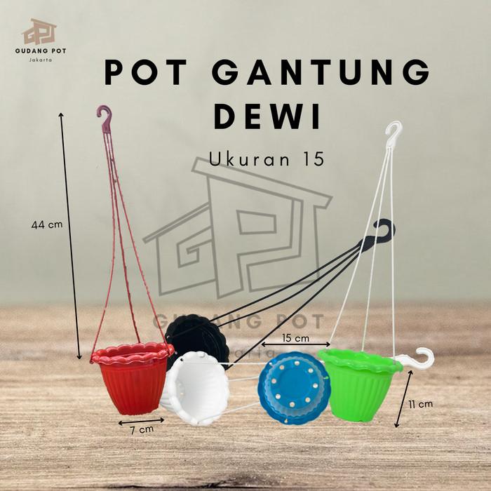 Pot Gantung Dewi 15 / Pot Tanaman / Pot Bunga / Pot Plastik - Shop ...