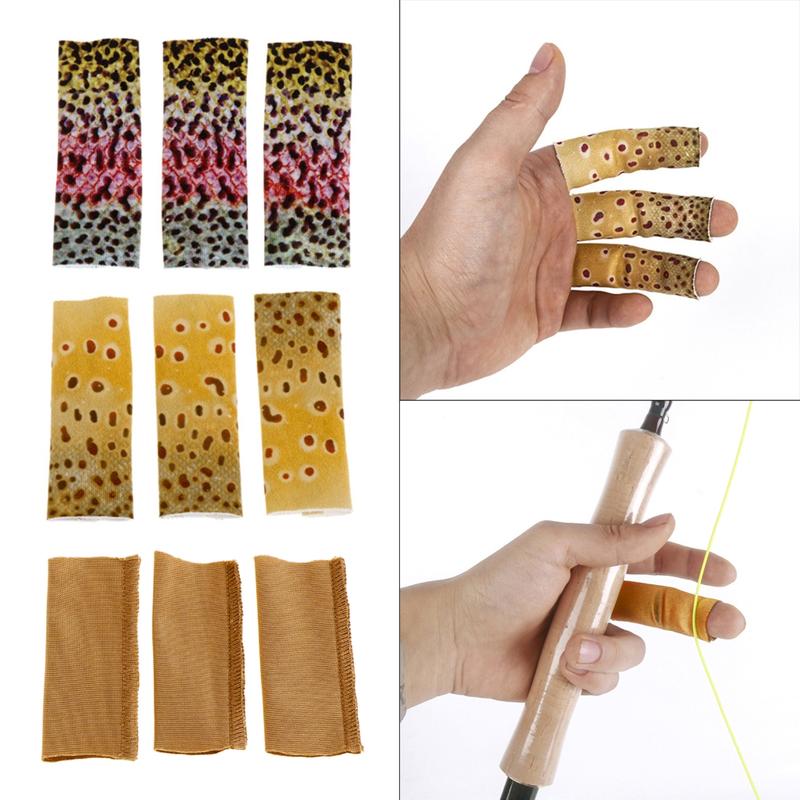 3Pcs Fishing Useful Hand Gear Tool Fly Fishing Stripping Guards ...