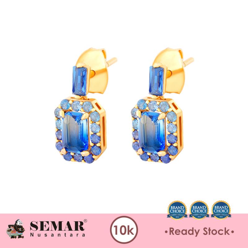 Anting Emas Orola Serenity Emerald Earrings Collection Gold 10K Semar ...