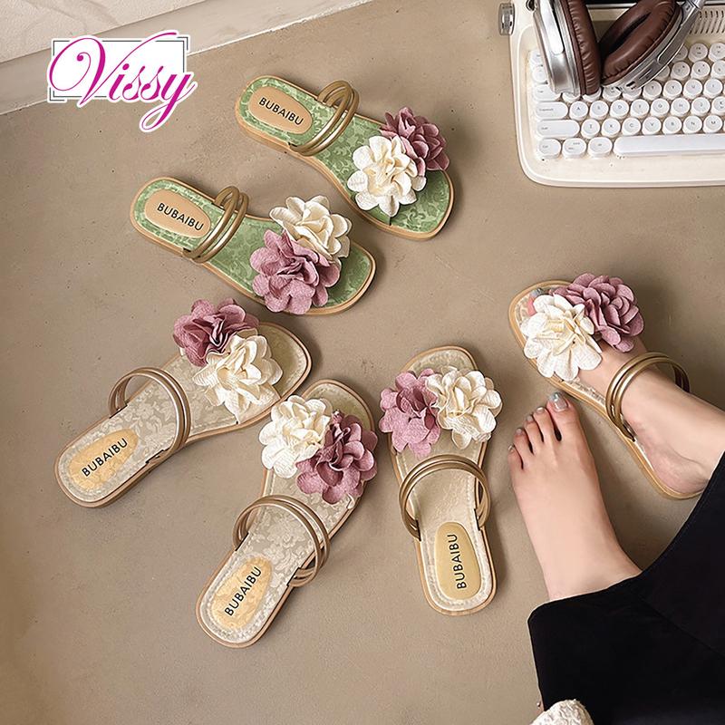 Vissy Women Wanita Sandals Selipar Kasut Shoe 0065-LS – 3 Colors ...