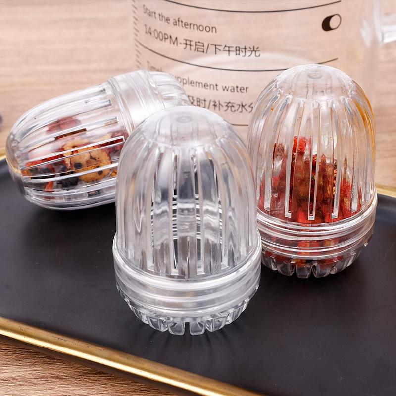 1/3Pcs Durable Tea Separator Transparent Plastic Tea Filter Cup ...