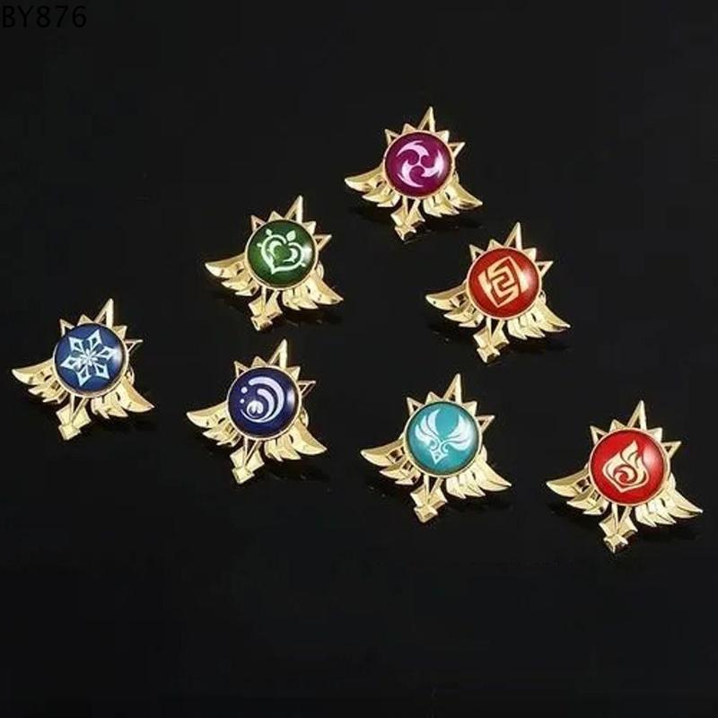Fashion Ganyu Keqing Vision Lnazuma 7 Element Weapons Genshi - TikTok ...
