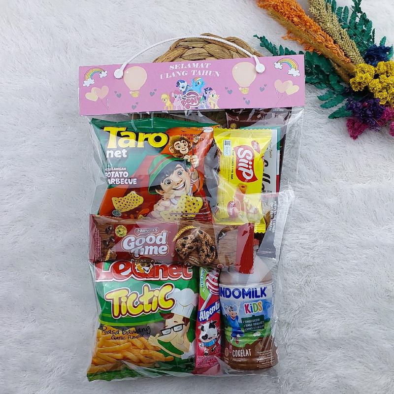 [10Pcs]Plastik Label Snack Ultah CUSTOM Uk.20x35cm - Shop | Tokopedia