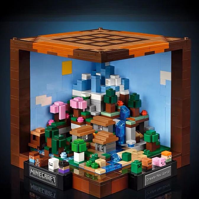 Minecraft Creative Workbench Toy + LEGO-Compatible + Fun & Educational ...