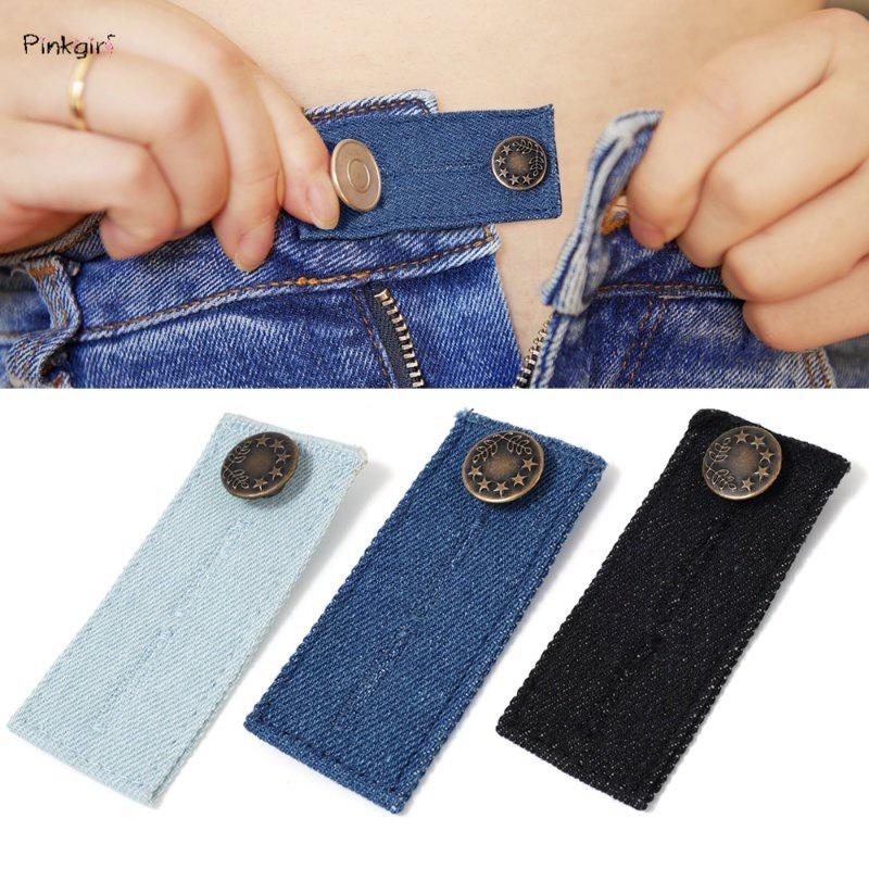 1PC Elastic Extended Buttons Adjustable Multi Use Pants DIY Denim ...
