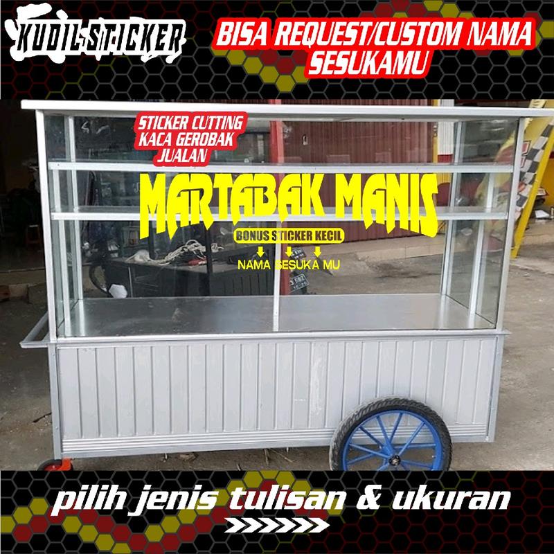 Sticker Gerobak, Sticker Jualan, Sticker Etalase, Sticker Kaca, - Shop ...