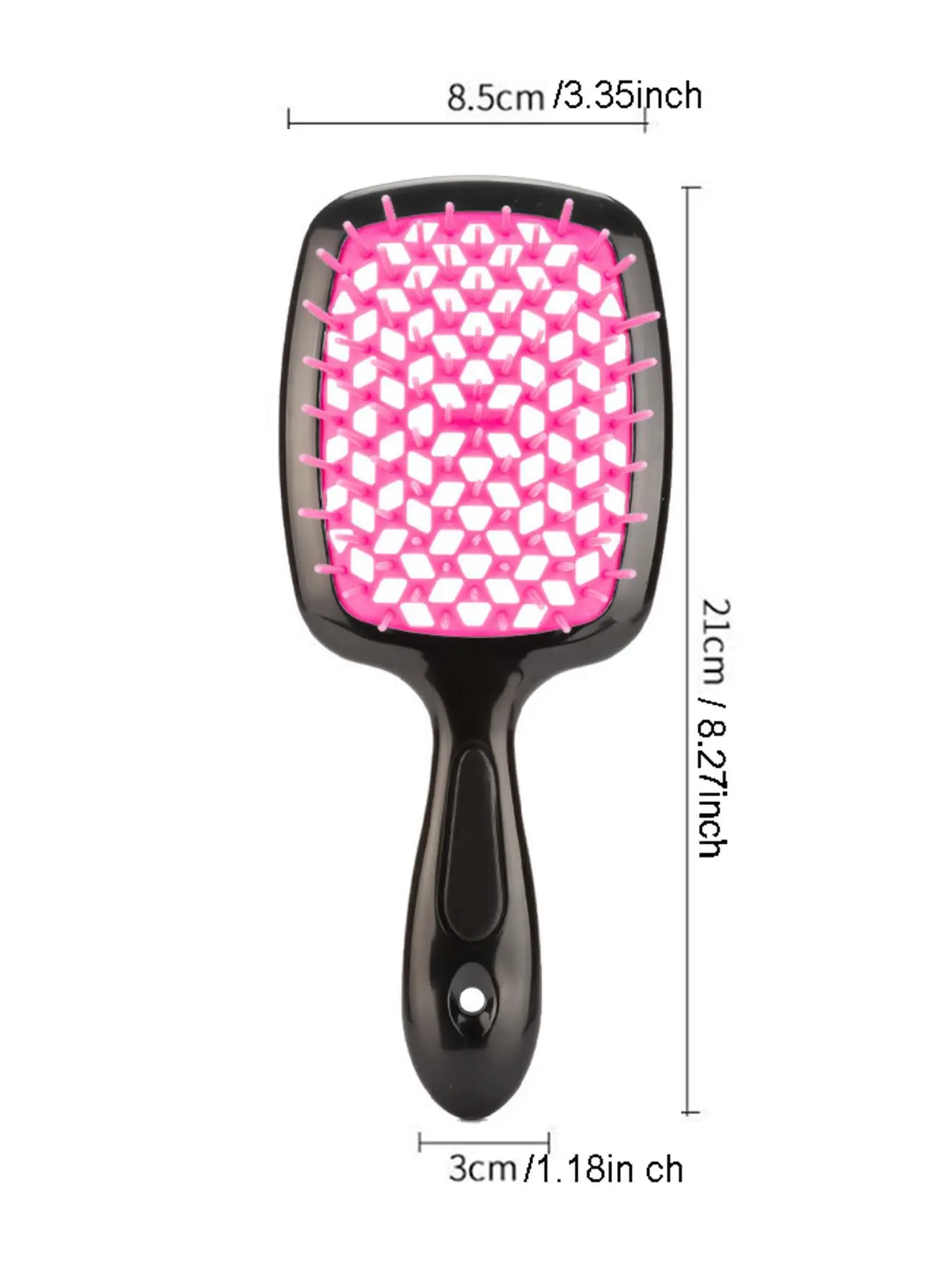 1 Piece Hollow Out Hair Brush, Wet & Dry Hair Detailing Comb, Scalp ...