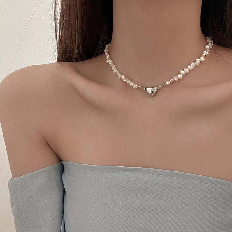 【Fulisa】 Necklace Women All-match Love Magnet Buckle Design Sense ...